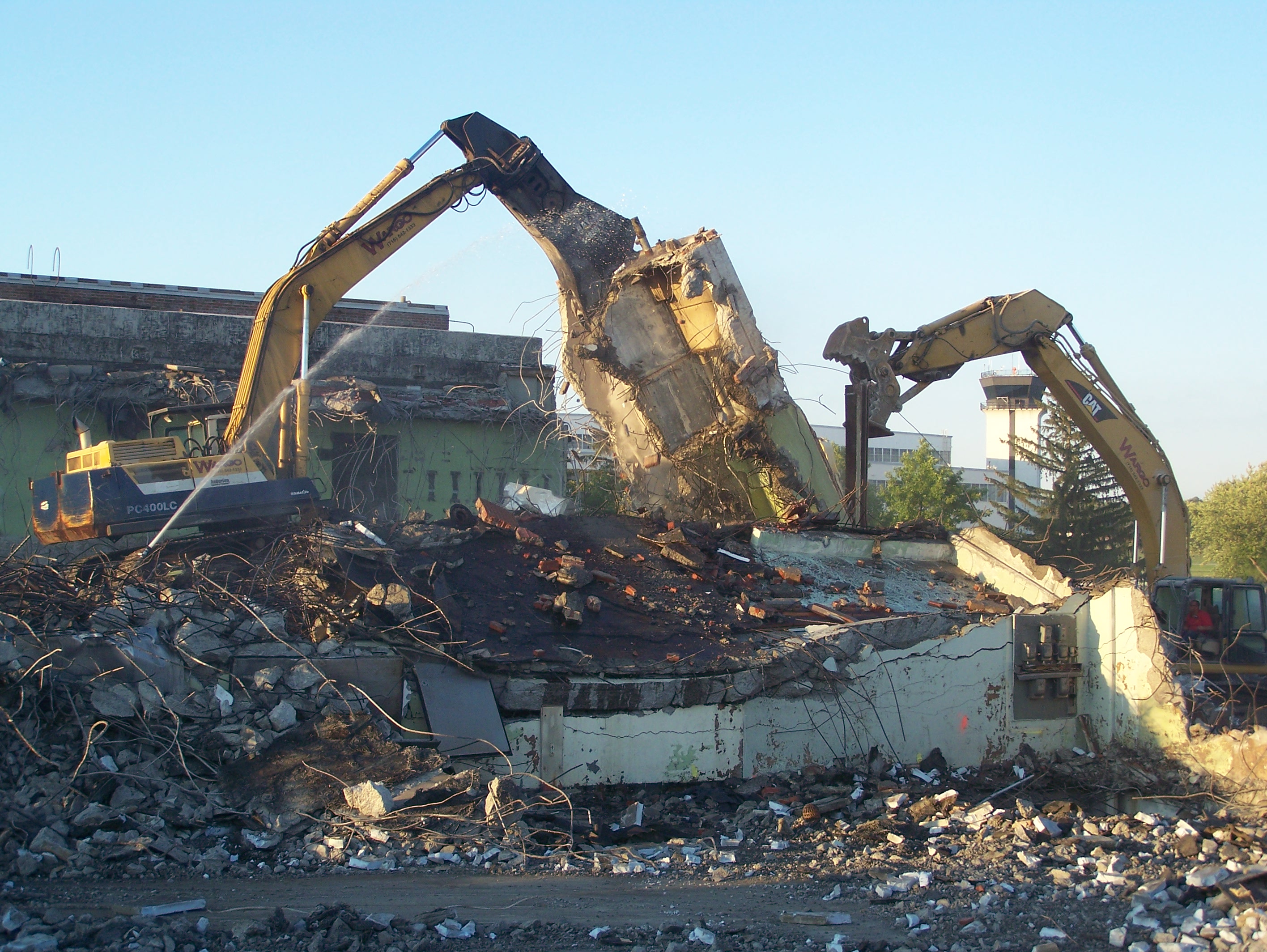 Griffis Air Force Base Jet Engine Building Demolition - Wargo Enterprises