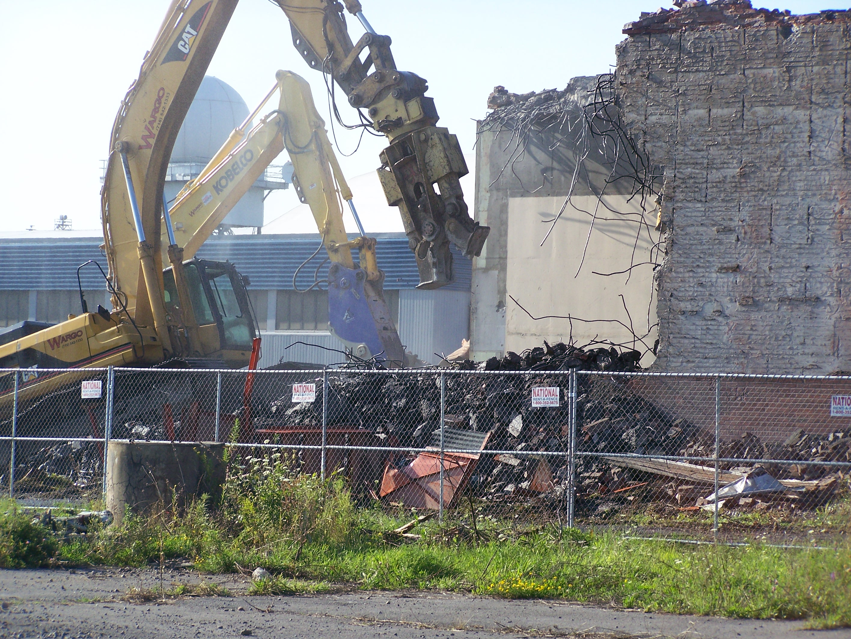 Griffis Air Force Base Jet Engine Building Demolition - Wargo Enterprises
